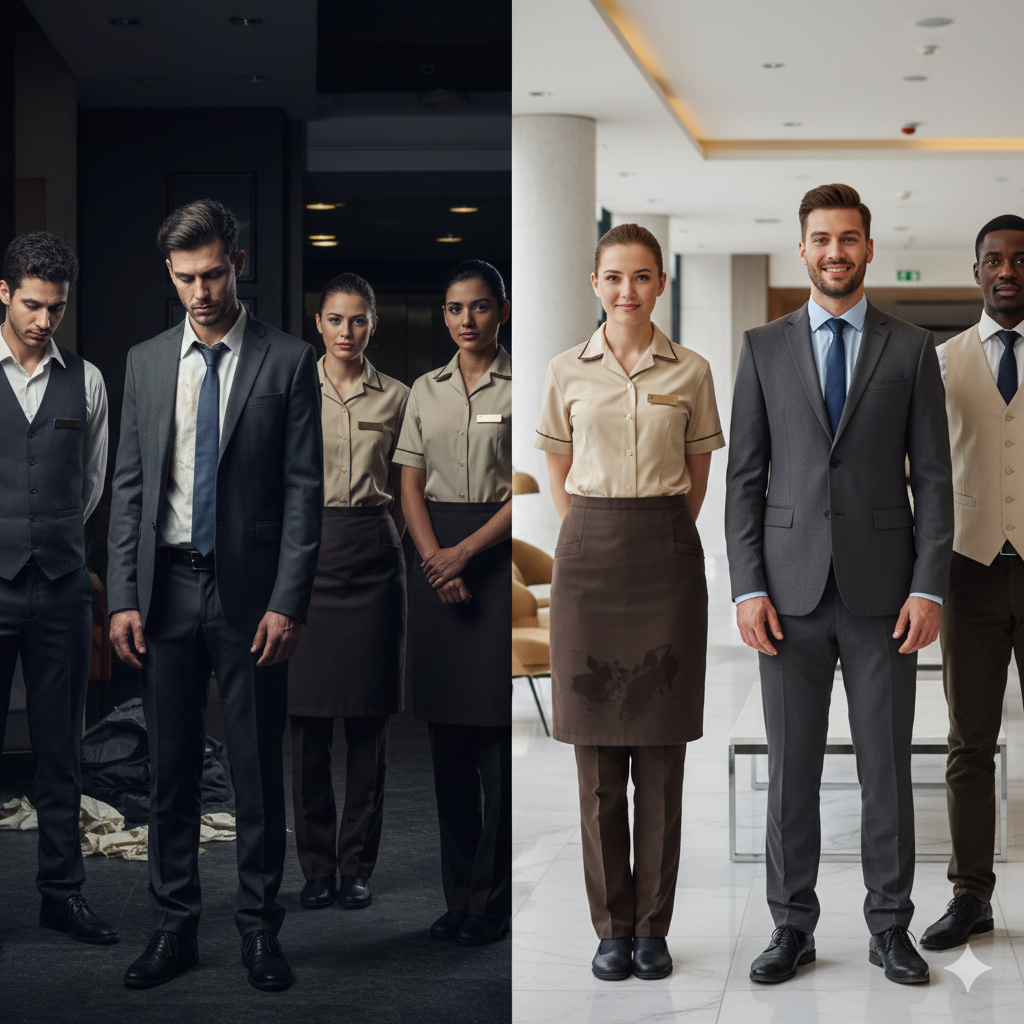 Top 5 Mistakes Hospitality Managers Make When Ordering Uniforms